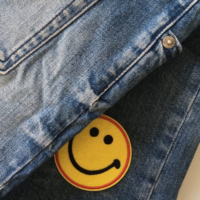 Smiley grote glimlach - Applicatie - Laglappen.nl